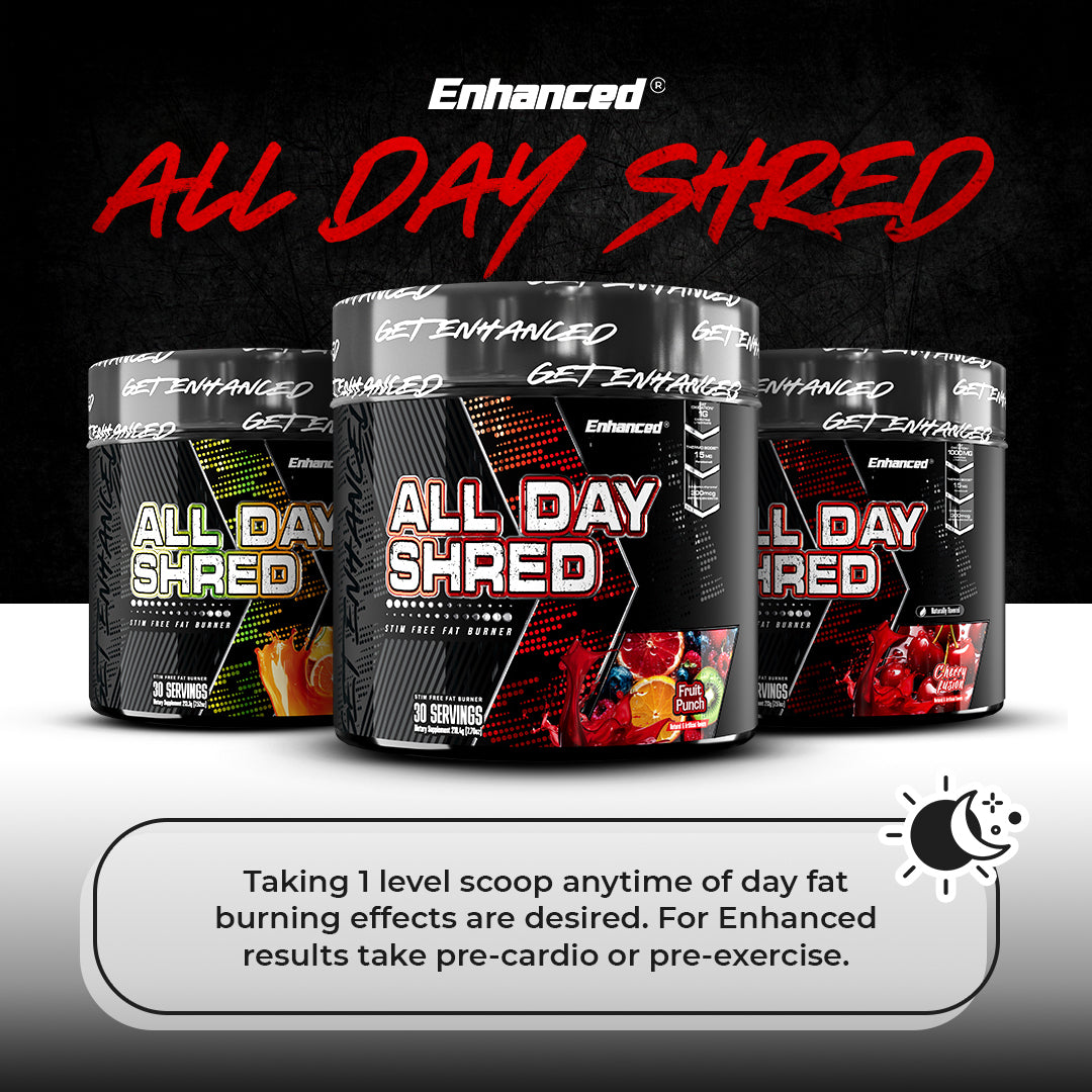 All Day Shred No Stim Fat Burner - 30 Servings – Enhanced Labs