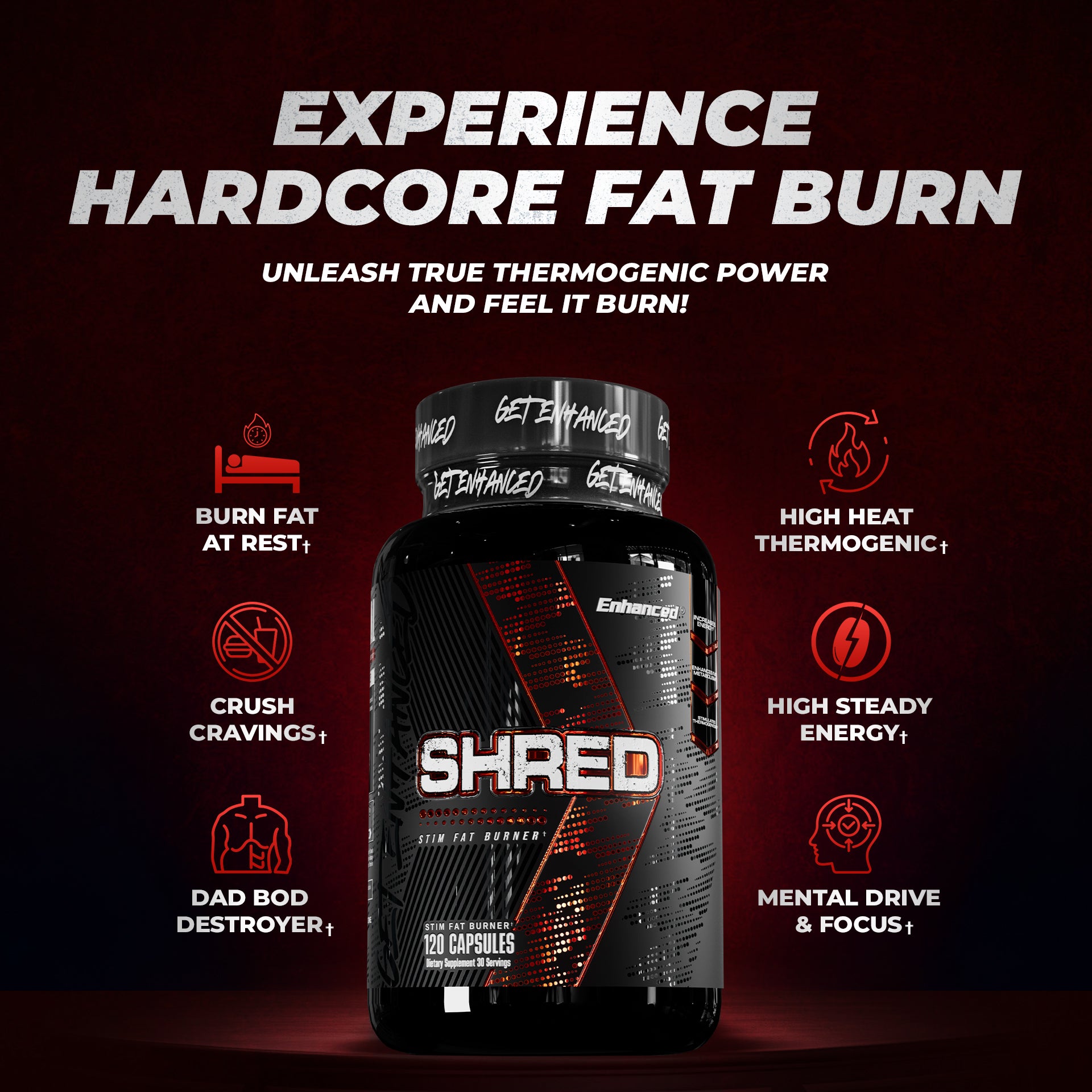 Shred - Stim Fat Burner – Enhanced Labs