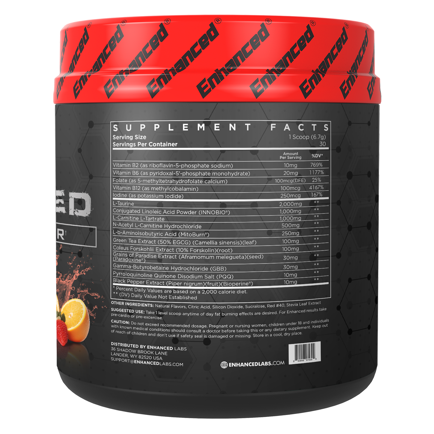 All Day Shred No Stim Fat Burner - 30 Servings – Enhanced Labs