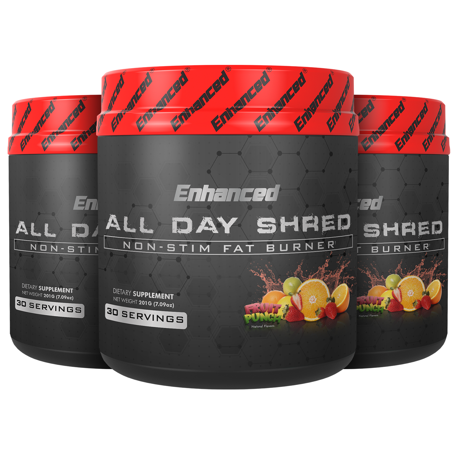 All Day Shred No Stim Fat Burner - 30 Servings – Enhanced Labs