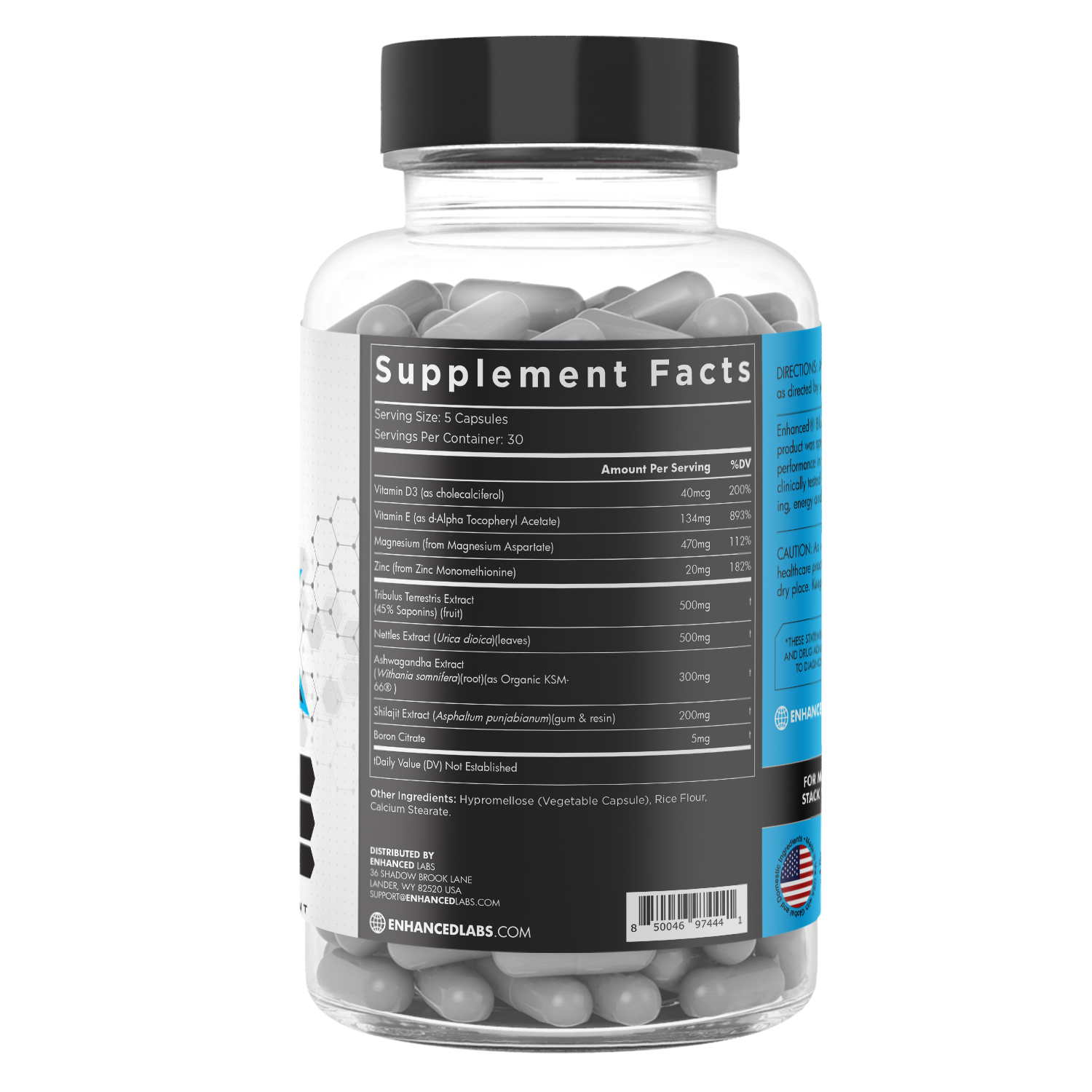 Blue Ox Testosterone Booster - 120 Capsules – Enhanced Labs