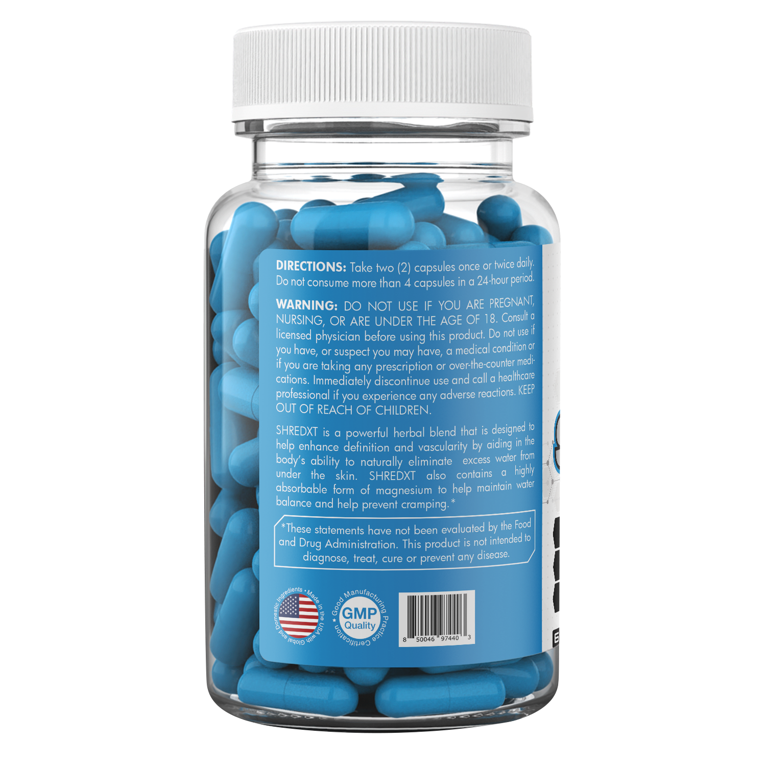 Shred XT Natural Diuretic - 60 Caps – Enhanced Labs